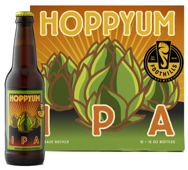 Hoppyum IPA | Foothills Brewing Winston Salem NC