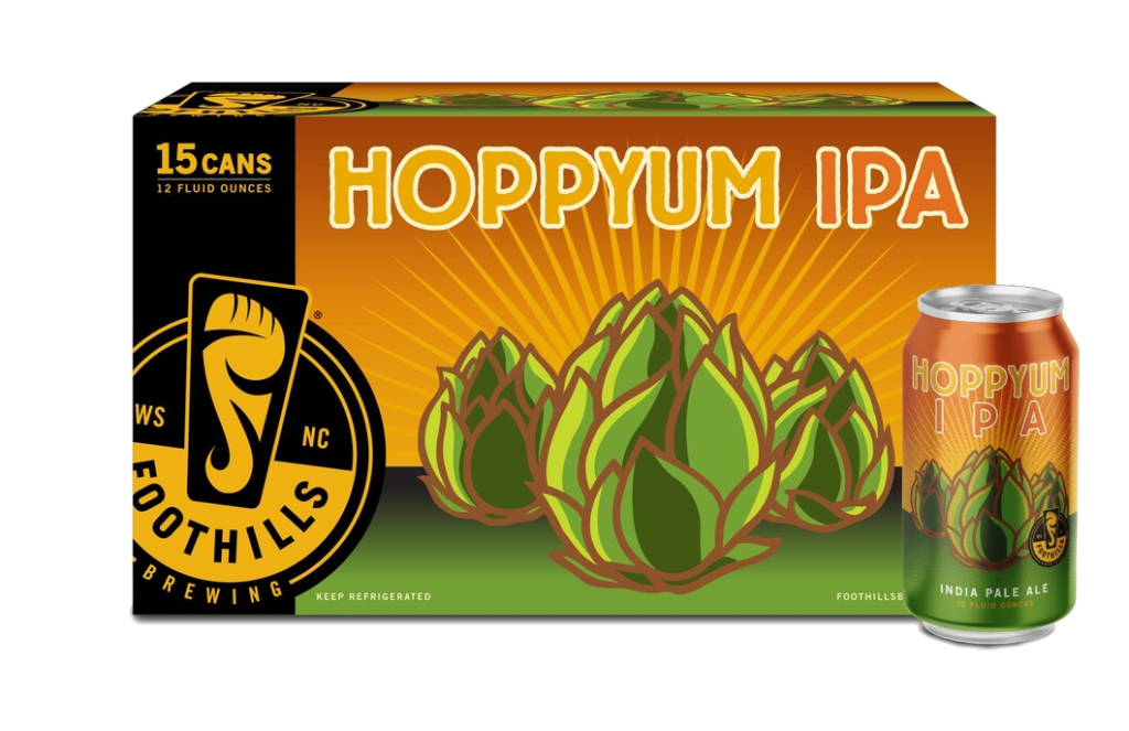 Hoppyum IPA | Foothills Brewing Winston Salem NC
